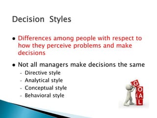 Decision making | PPTX | Business | Business and Finance