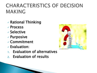 Decision making | PPTX