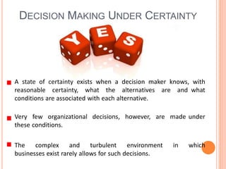 Decision making | PPTX