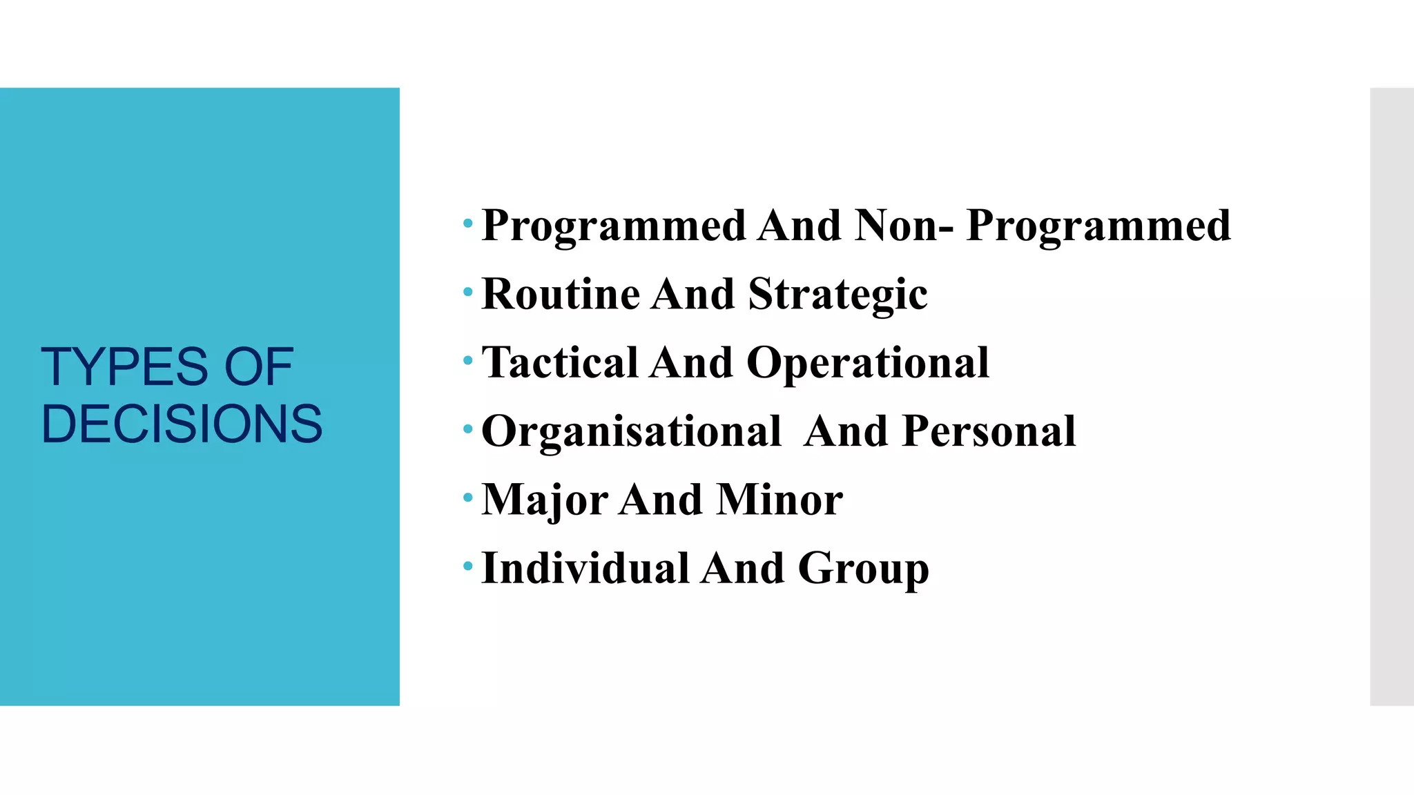 Decision Making | PPT