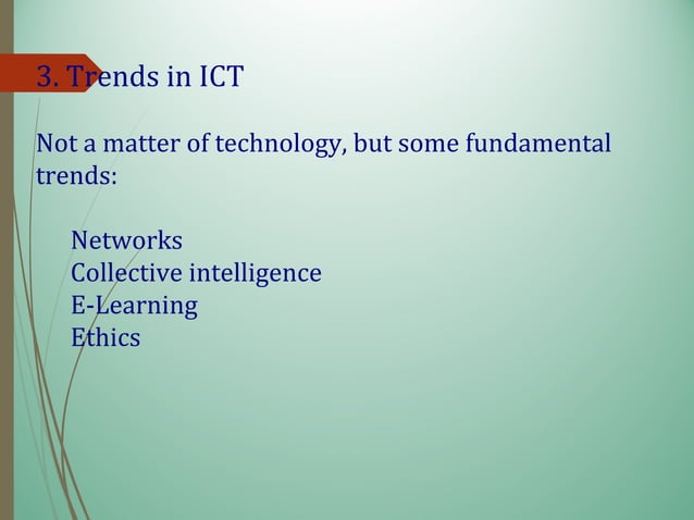 Decision making for integrating ICT into Education | PPT