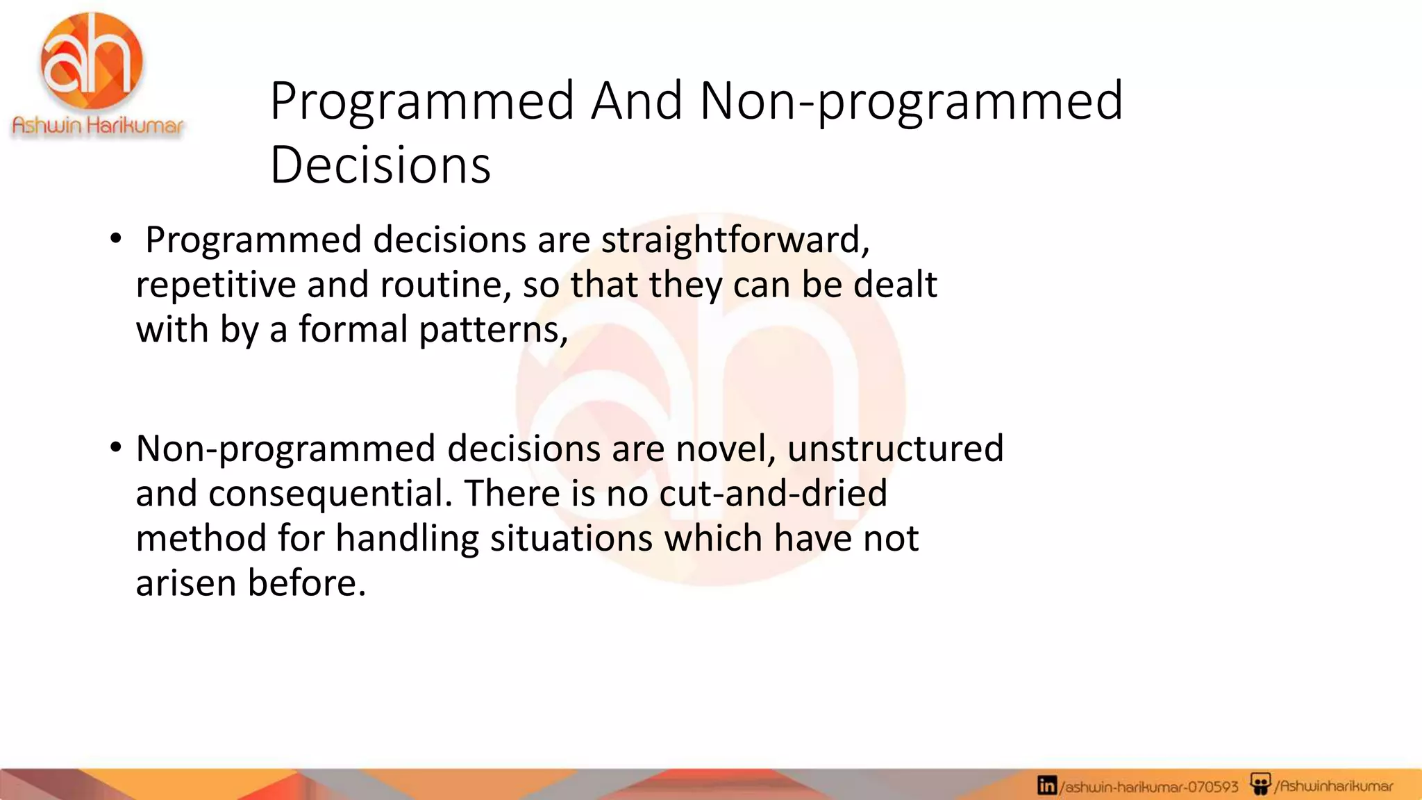 Decision making | PPTX