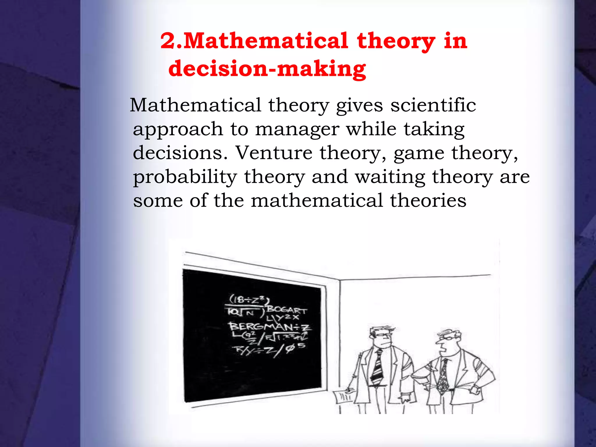 Decision making in Management | PPTX