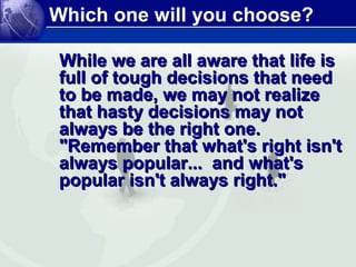 Decision making | PPS