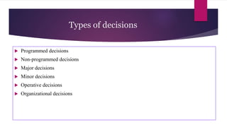Decision making | PPT