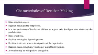 Decision making | PPT