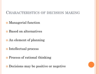 Decision making | PPT