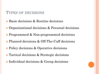 Decision making | PPT