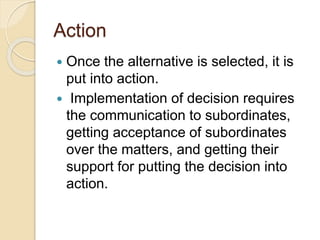 Decision making- concept,types,process,techniques and principles | PPTX