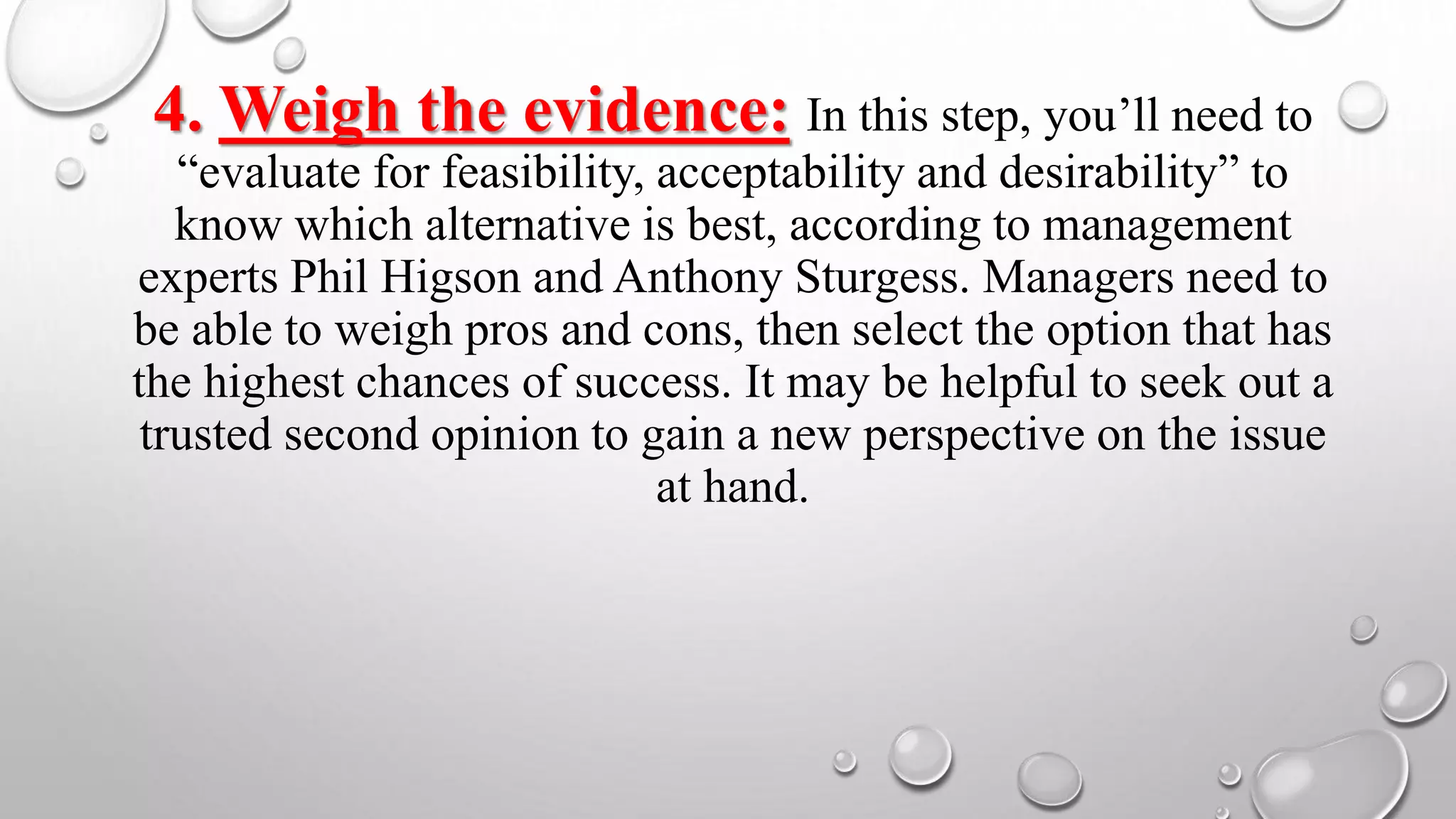 Decision making | PPTX
