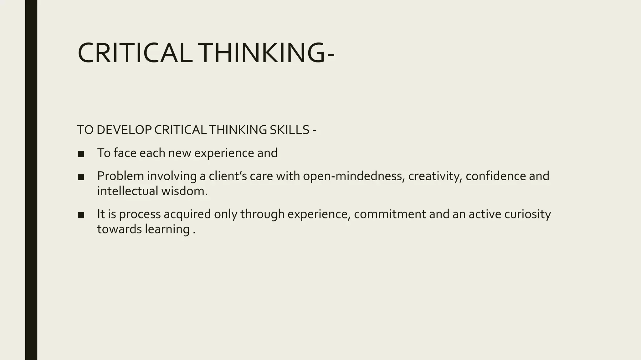 Decision making and Critical thinking | PPTX