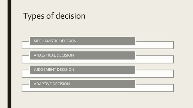 Decision making and Critical thinking | PPTX