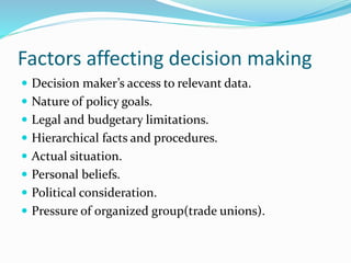 Decision Making | PPTX