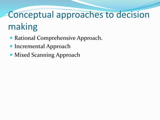 Decision Making | PPTX