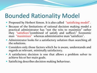 Herbert Simon Bounded Rationality