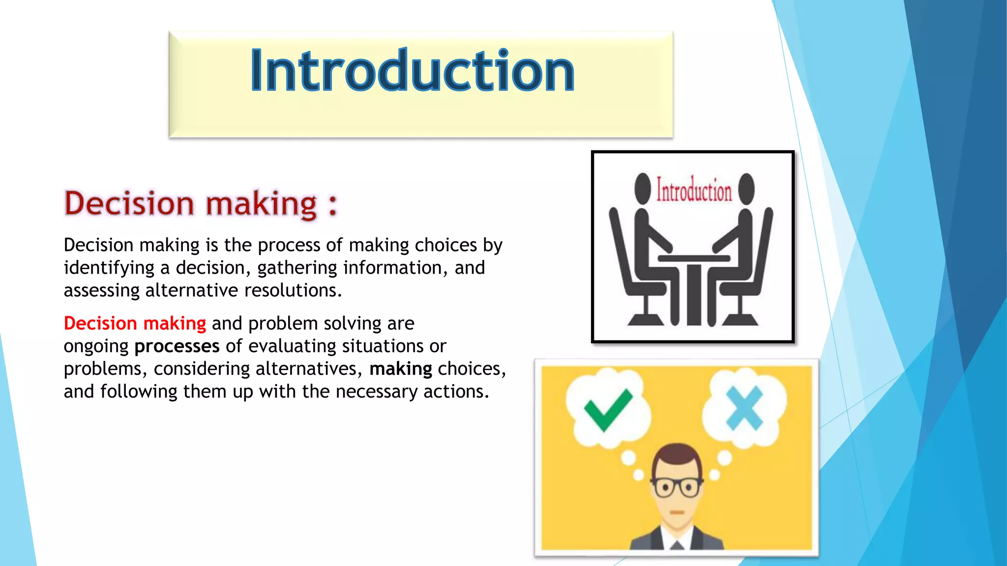 Decision making | PPTX