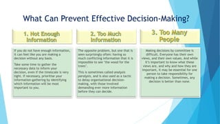 Decision making | PPTX