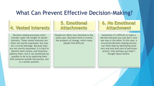 Decision making | PPTX