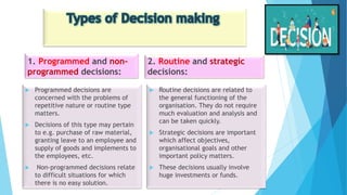 Decision making | PPTX