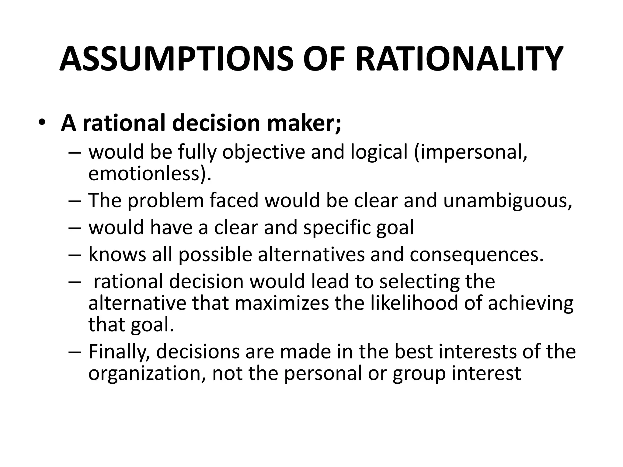 Decision making | PPTX