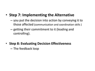 Decision making | PPTX