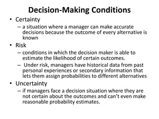 Decision making | PPTX