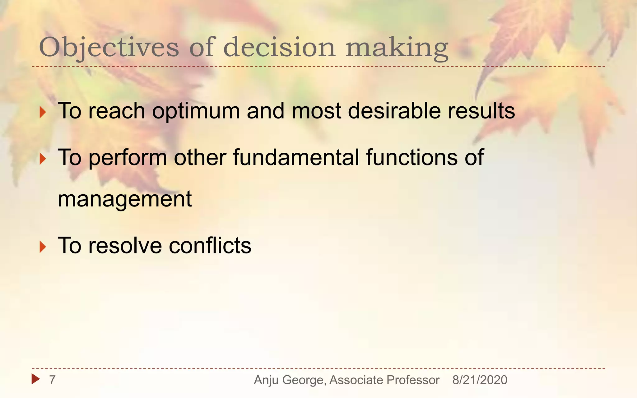 Decision making in Nursing Management | PPTX
