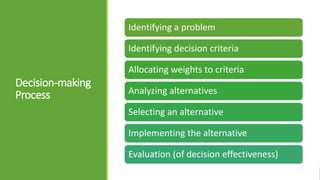 Decision making | PPT