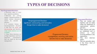 Decision making | PPTX