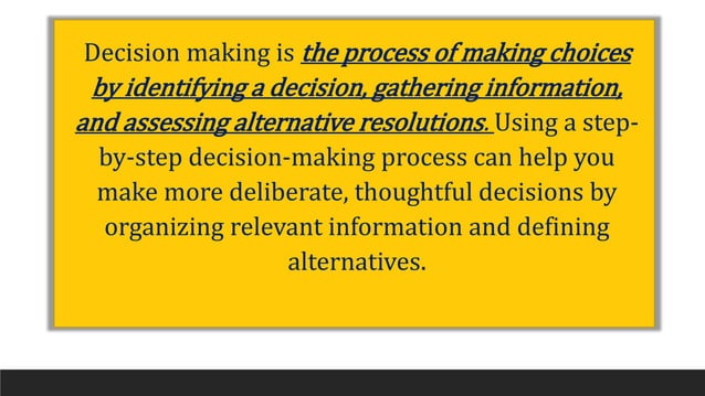 Decision making.pptx Decision making.pptx