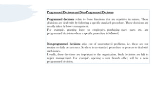 Decision Making-Important function of Management process | PPT