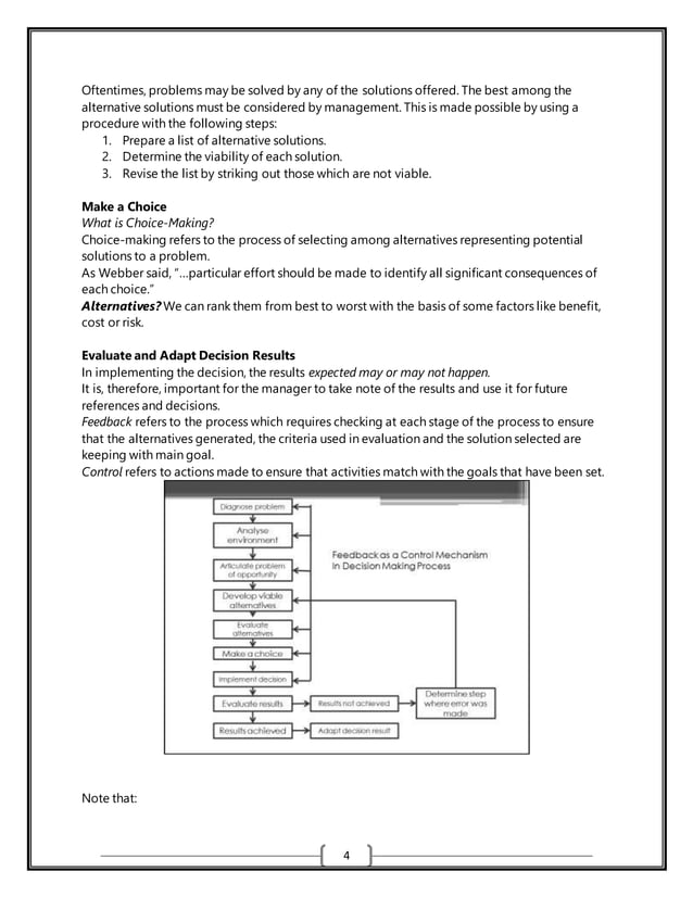Decision Making (Engineering Management) | DOCX