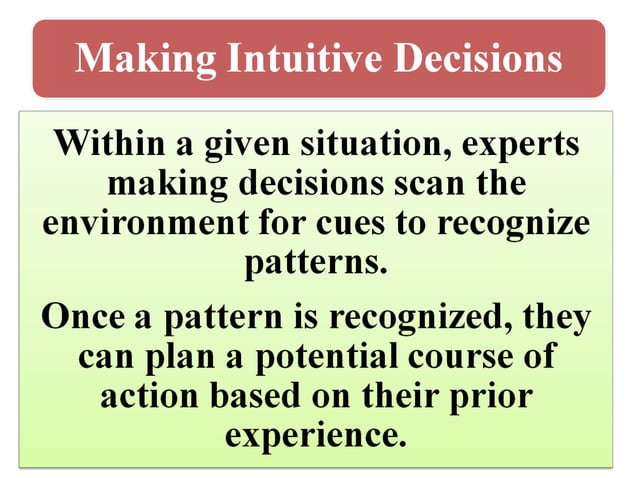 decision making a very important human function for better life and ...