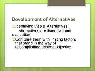 Decision Making in An Organization | PPTX