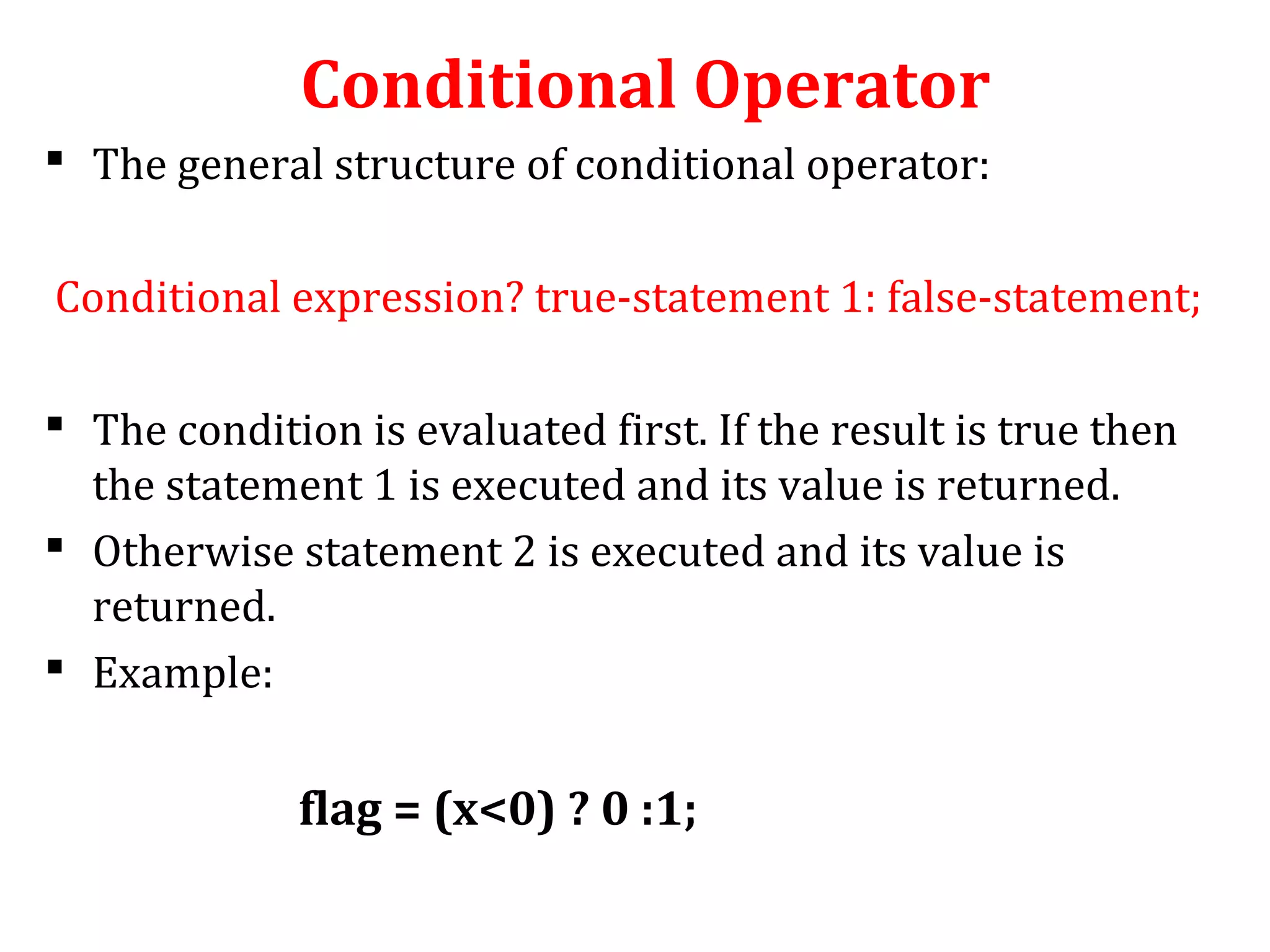 Decision making and branching | PPT
