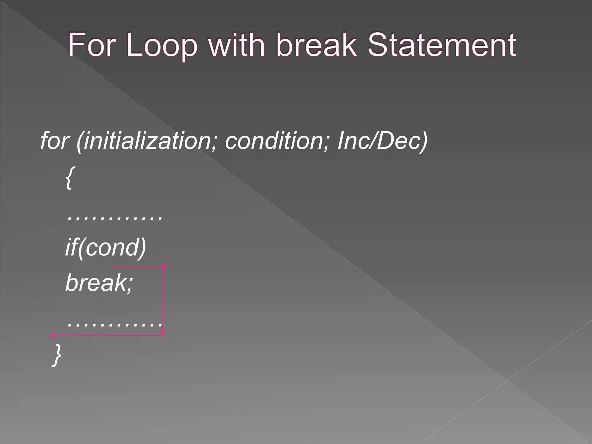 Decision making and branching | PPTX