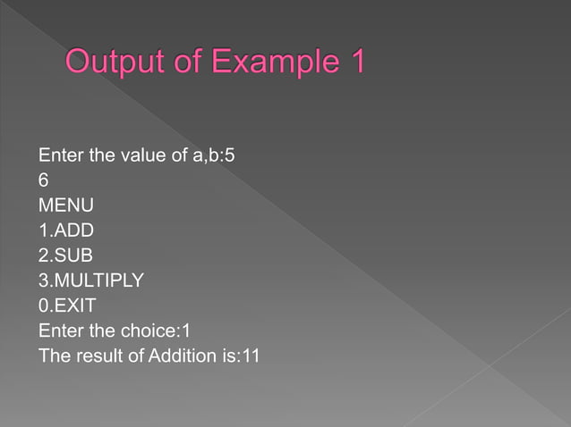 Decision making and branching | PPTX