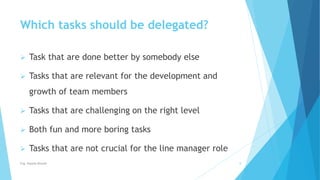 Decision making and delegation | PPTX