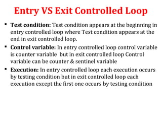 Decision making and looping | PPT