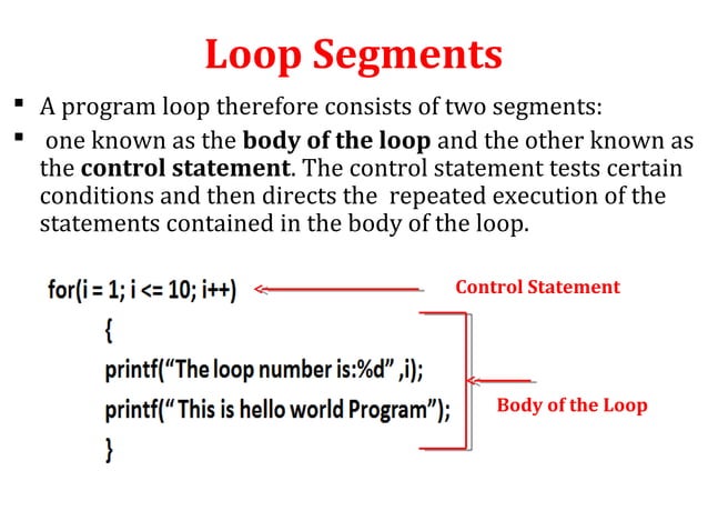 Decision making and looping | PPT | Programming Languages | Computing
