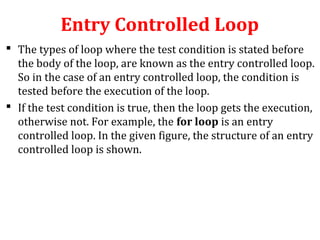 Decision making and looping | PPT | Programming Languages | Computing