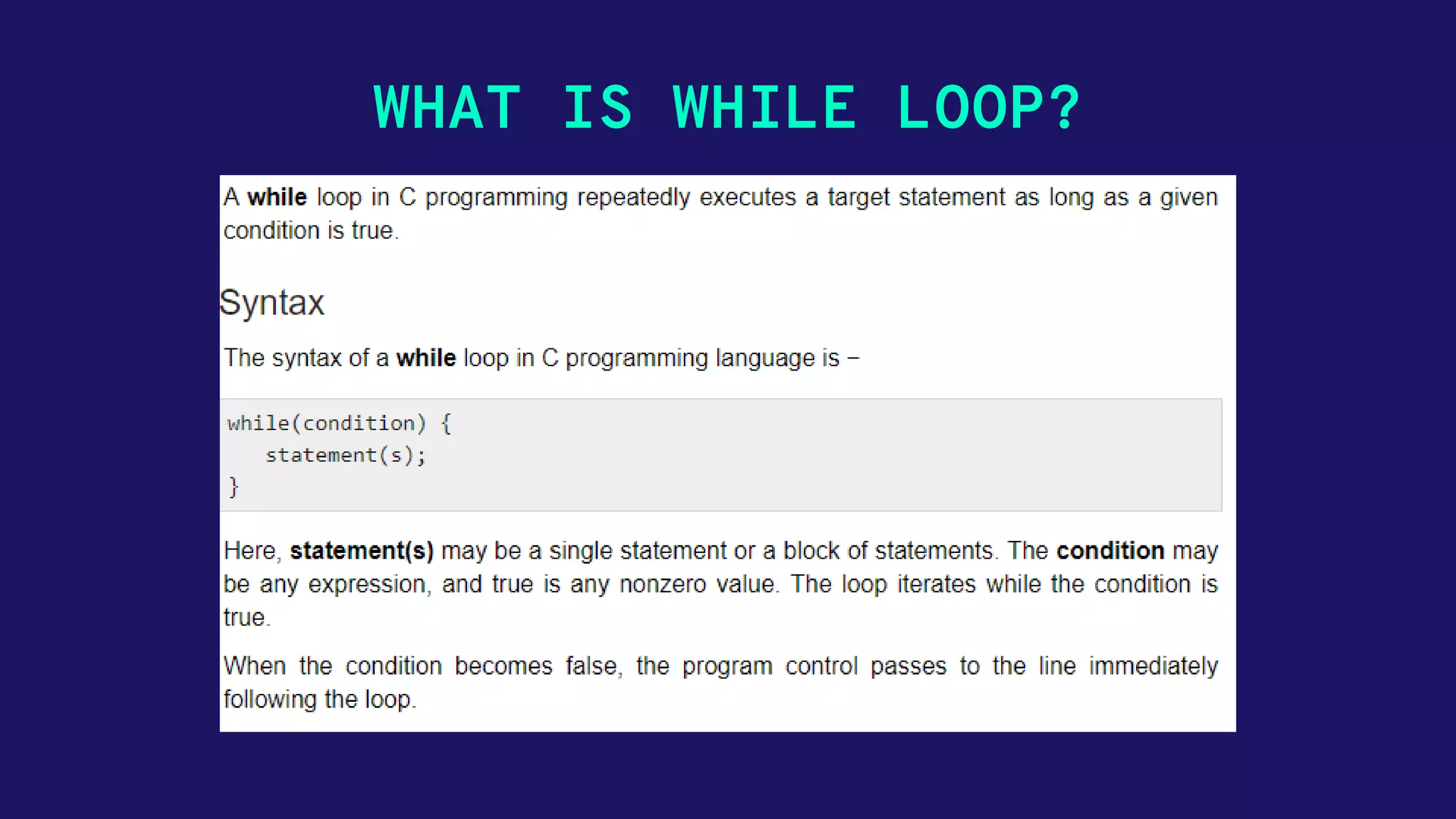 Decision making and looping - c programming by YEASIN NEWAJ | PPTX