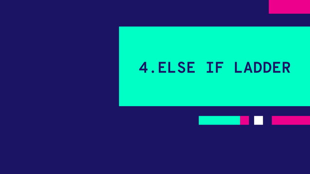 Decision making and looping - c programming by YEASIN NEWAJ | PPTX