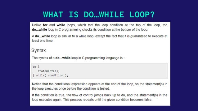 Decision making and looping - c programming by YEASIN NEWAJ | PPTX