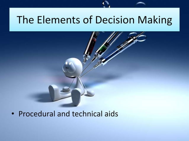 Decision making and problem solving | PPTX