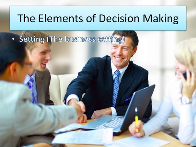 Decision making and problem solving | PPTX