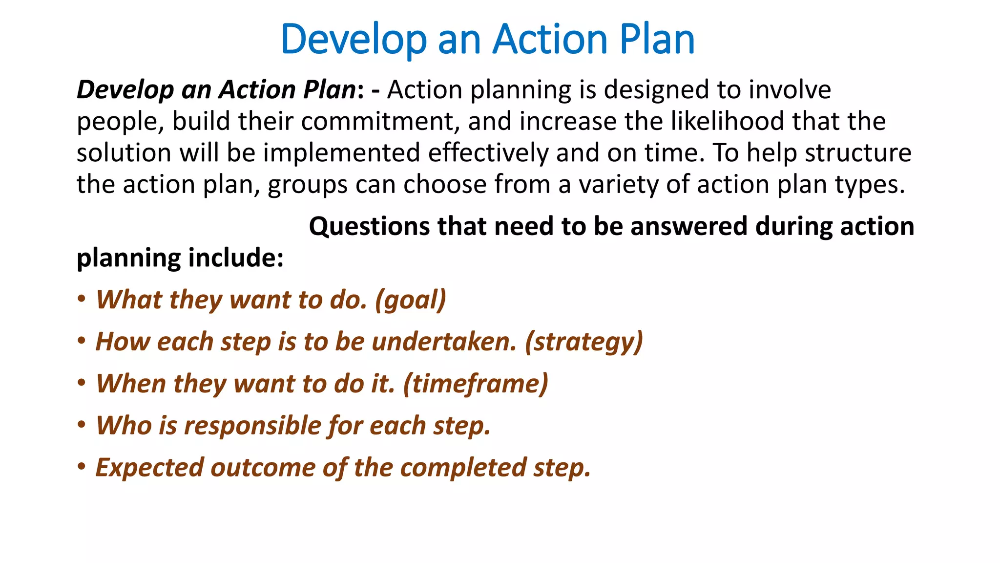 Decision making and problem solving in group. | PPTX