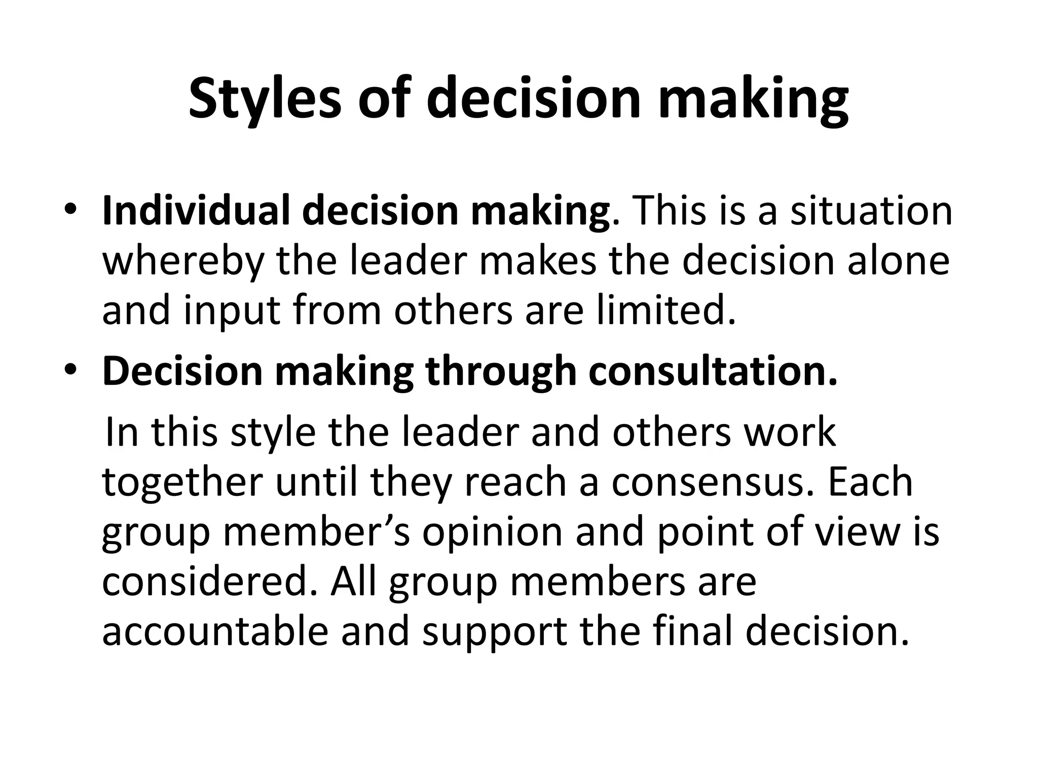 HOW DECISION MAKING HELPS IN PROBLEM SOLVING AT THE WORKPLACE | PPT