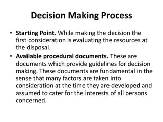 HOW DECISION MAKING HELPS IN PROBLEM SOLVING AT THE WORKPLACE | PPT