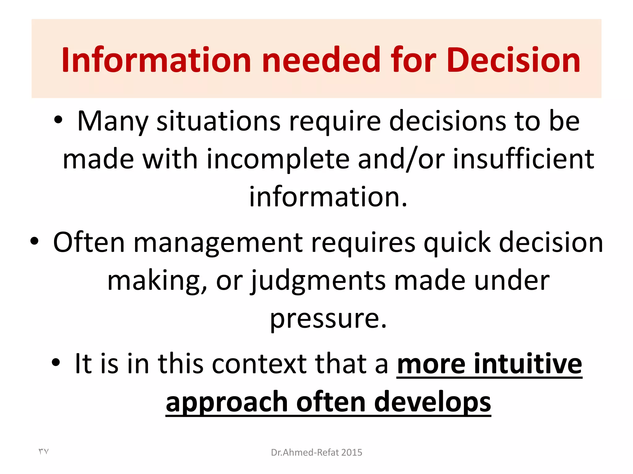 Decision making basic concepts | PDF